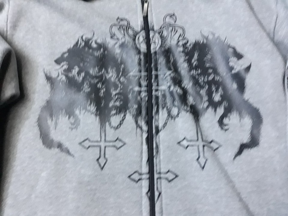 SATANIC WARMASTER RARE ZIP HOODIE SARGEIST HORNA BEHEXEN ARCHGOAT ...