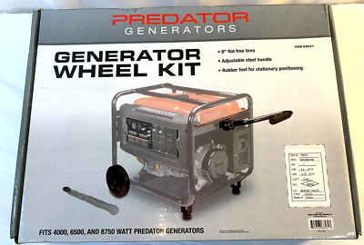 Generator Wheel Kit for Predator Generators ~ 8" Flat Free Tires ~ Item ...