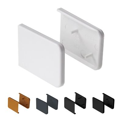 uPVC Capping End Cap Pair Short Cill Ends for 9mm Cap Plastic Board PVC ...