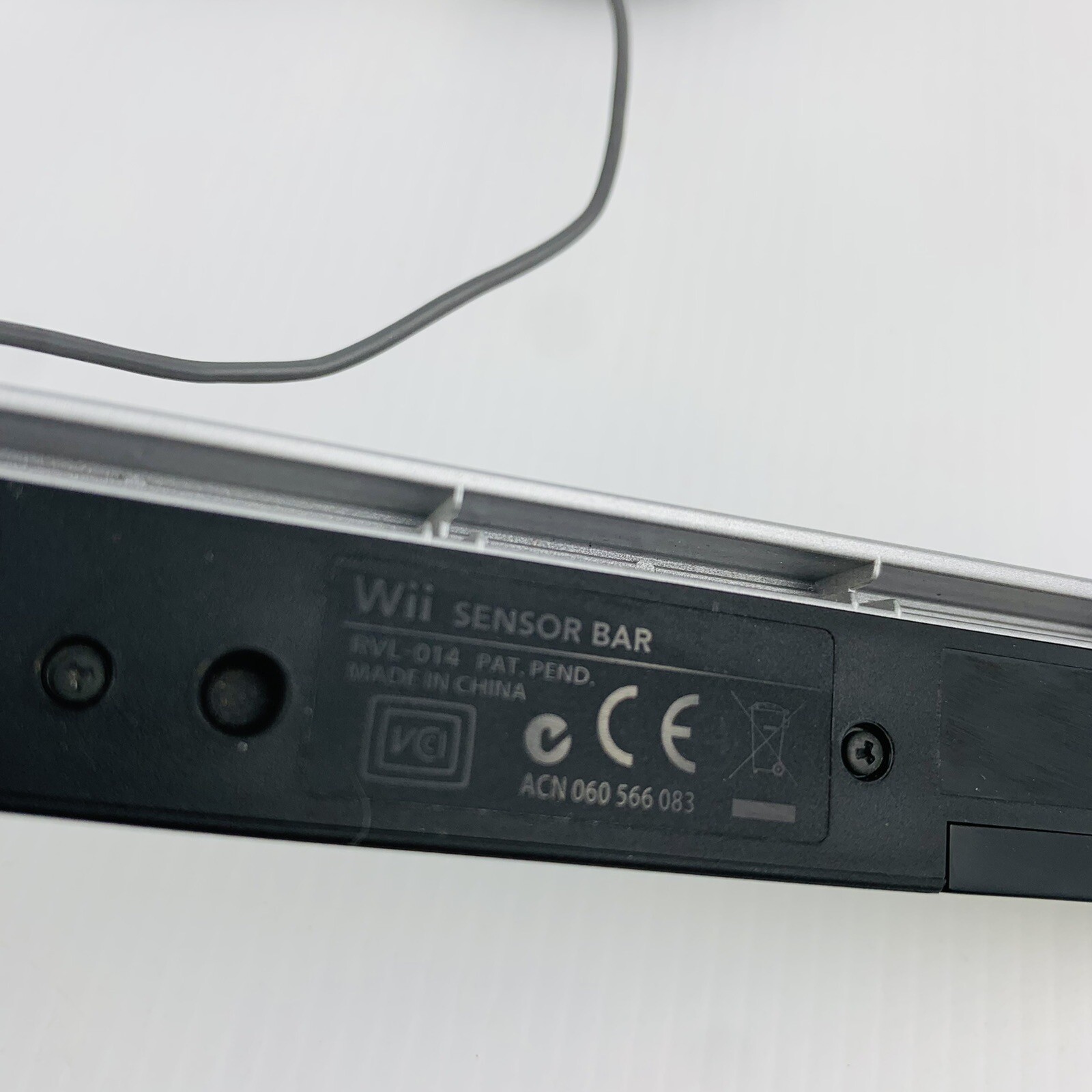Genuine Silver Nintendo Wii Sensor Bar (RVL 014) Wii U Compatible ...