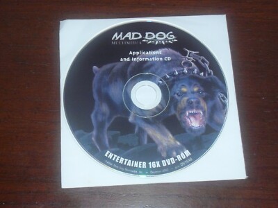 Mad Dog Applications & Information CD for 16X DVD-ROM Drive 2002, For ...