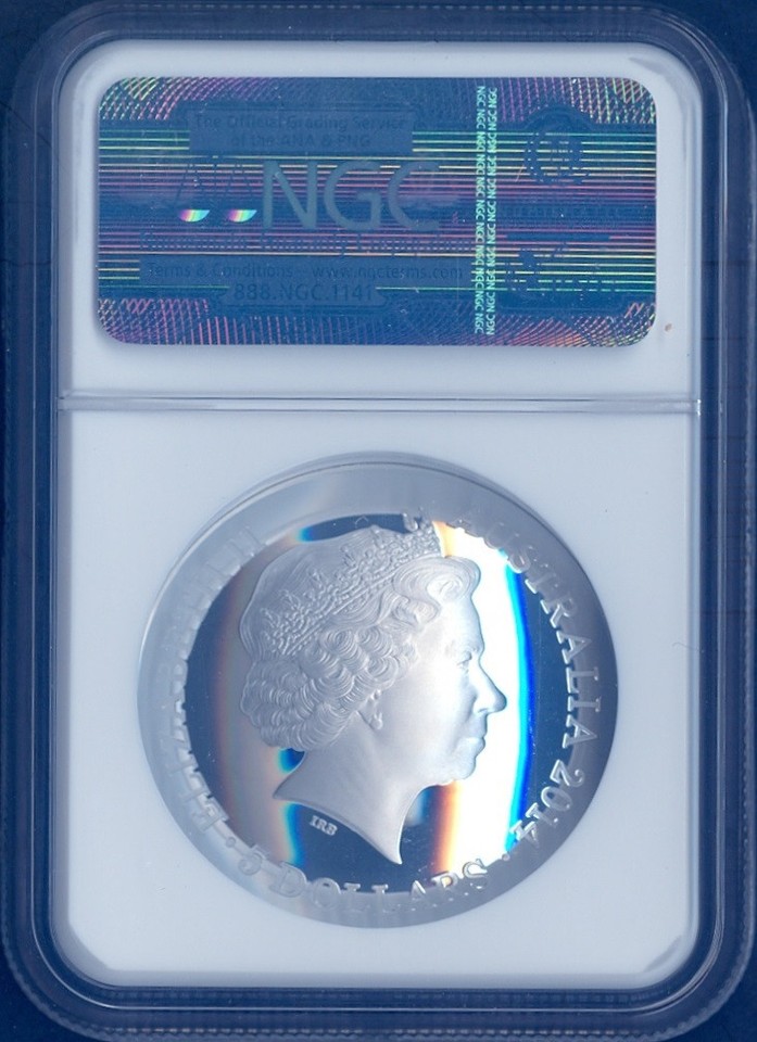 2014 1Oz Silver Domed Constellation Orion $5 Coin NGC PF69 SOUTHERN SKY ...