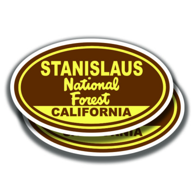 STANISLAUS NATIONAL FOREST DECAL 2 Stickers California Bogo Car Window ...