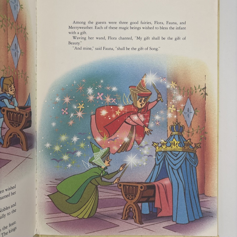 Little Golden Book Walt Disney's Sleeping Beauty Hardcover 1986 ...