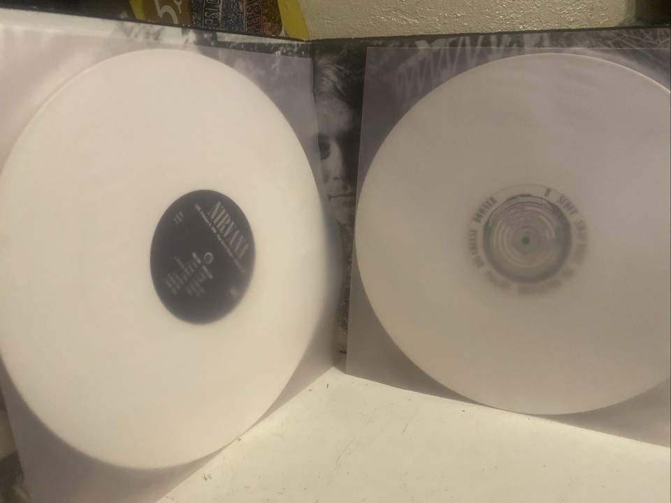 NIRVANA Bleach 2LP US Deluxe WHITE VINYL 180g 20TH Anniversary Kurt ...
