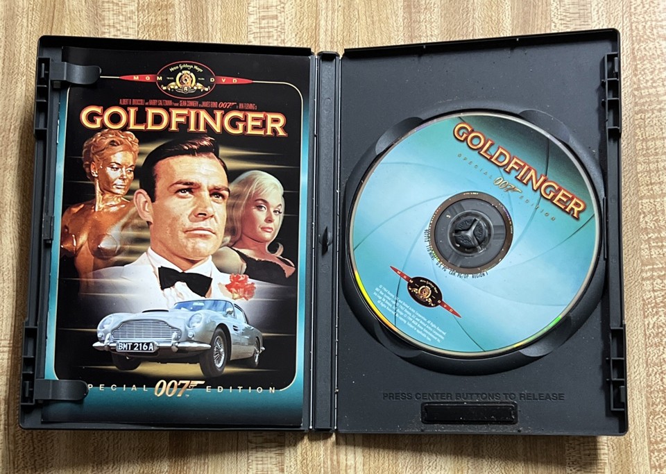 Goldfinger DVD MGM SEAN CONNERY 27616771223| eBay