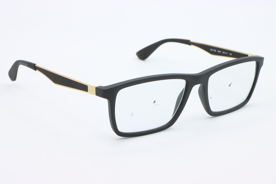 NEW RAY BAN RB 7056 5644 BLACK AUTHENTIC FRAMES EYEGLASSES 55-17 | eBay