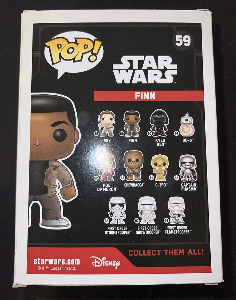 Pop Funko #59 Star Wars Finn | eBay