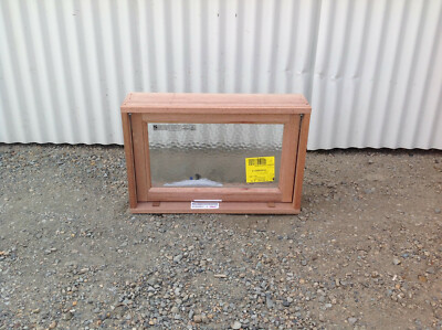 400h x 610w New Timber Meranti Awning Window Obscure Bathroom HVA46OT ...