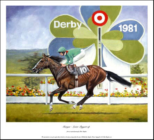 Shergar – Lester Piggott up : Limited Edition Print by Peter Deighan ...