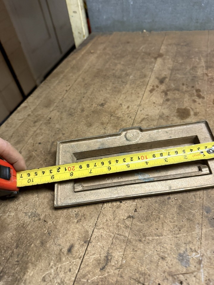 Vintage American Device Brass Mailbox Mail Letters Flip Door Slot Parts ...