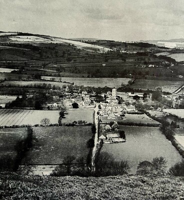 Clunbury Village 1943 Shropshire Lad Literary England Photo Print DWW5A ...