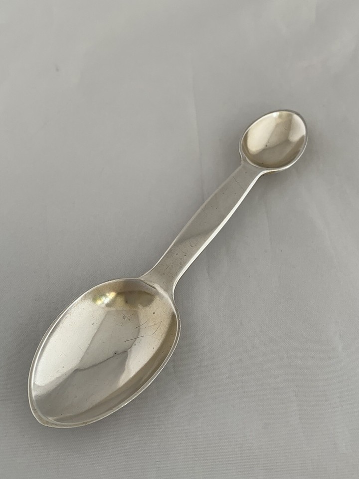 Sterling Silver MEDICINE SPOON 1872 London VICTORIAN Henry Holland ...