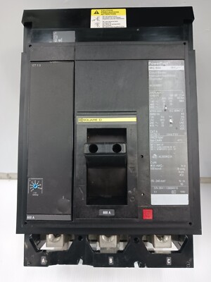 New Square D PowerPact 600 Amp I-Line Circuit Breaker 3 Pole 600 VAC ...