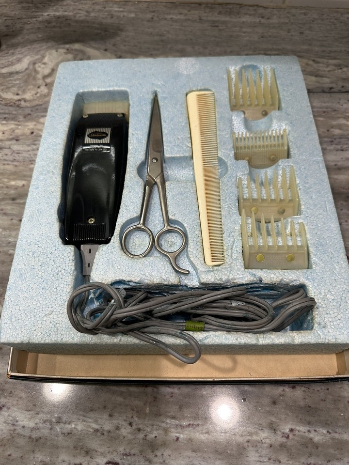 Vintage From The 60’s Sunbeam Model 80, Hair Clippers Kit (60 Cycle) | eBay