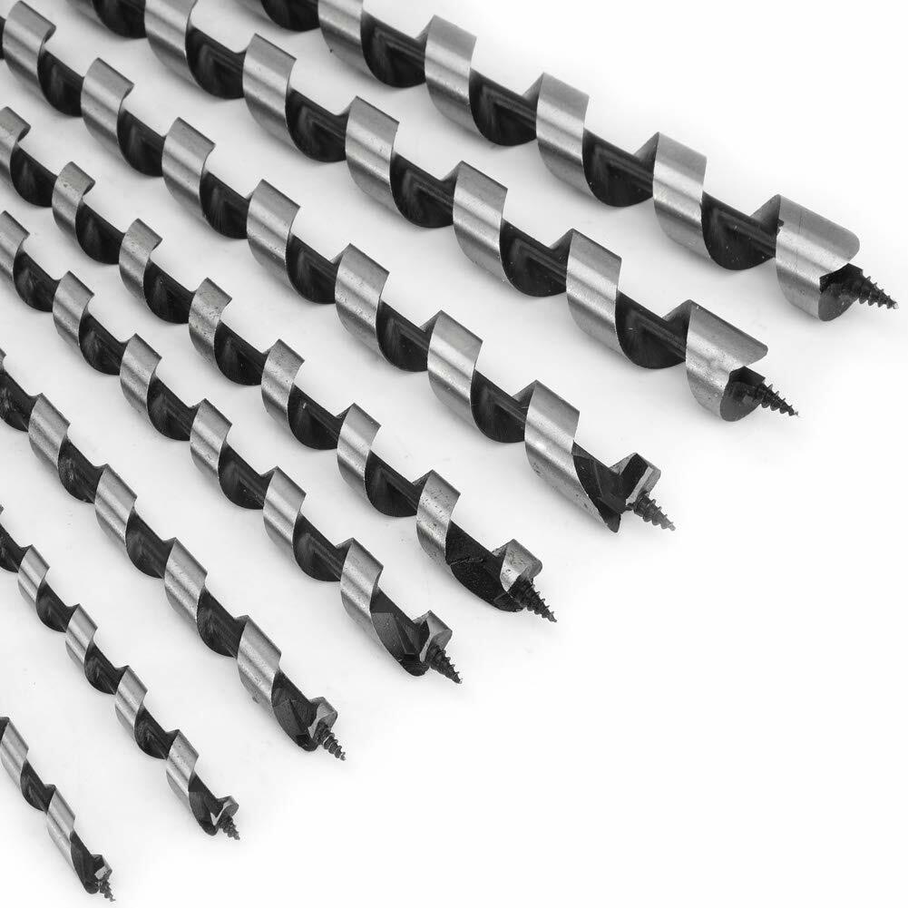 New 8pc 24" Extra Long Wood Drills New With Wood Case Auger Drill Bit ...