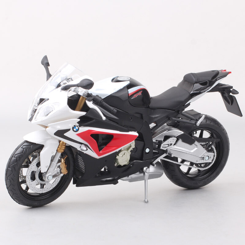 Automaxx 1/12 Scale BMW S 1000RR Super Bike Plastic Motorcycle Model ...