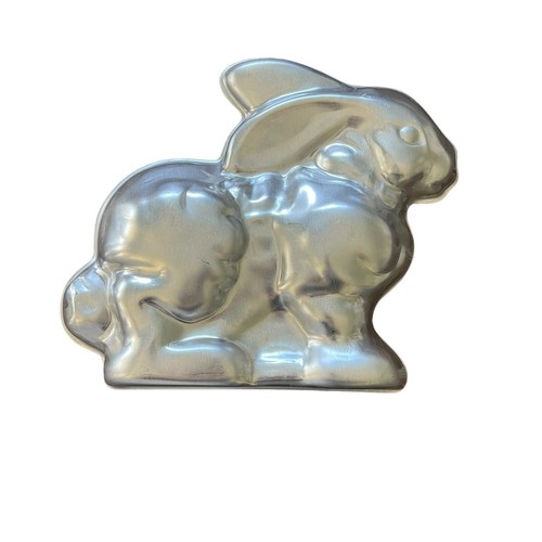 Nordic Ware 3D Aluminum Stand Up Rabbit Cake Pan Easter Bunny Vintage ...