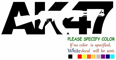 AK-47 Vinyl Decal Sticker Car Window Bumper Wall Laptop 7" | eBay