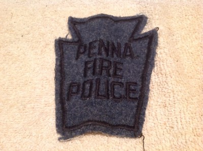 Pennsylvania Fire Police Vintage Patch | eBay