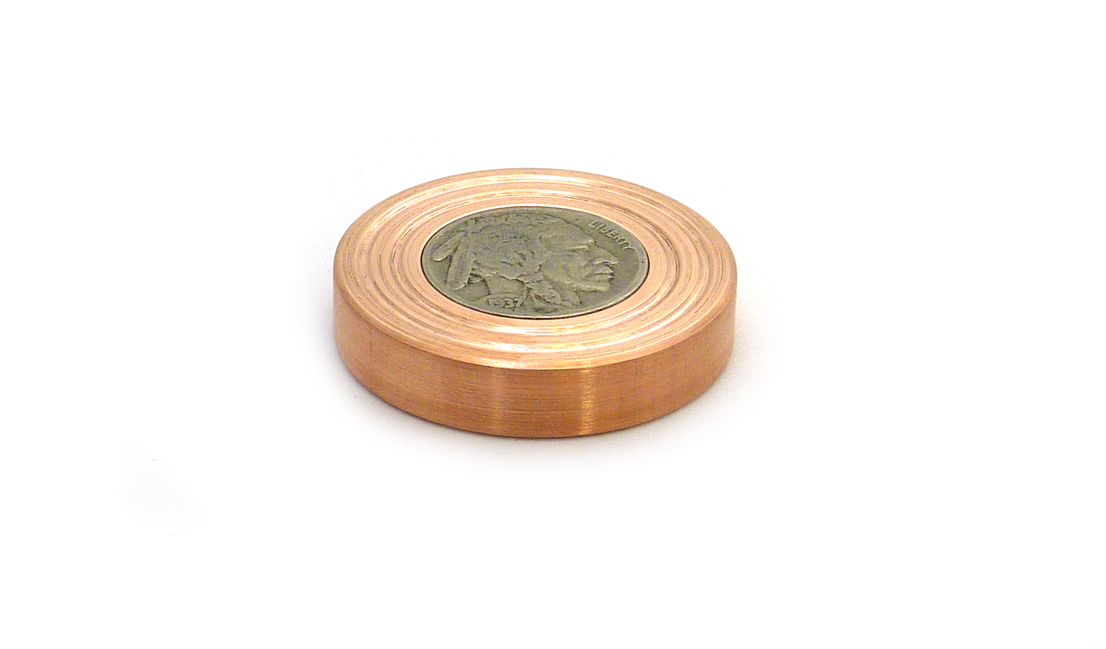 Copper Buffalo Worry Coin | eBay