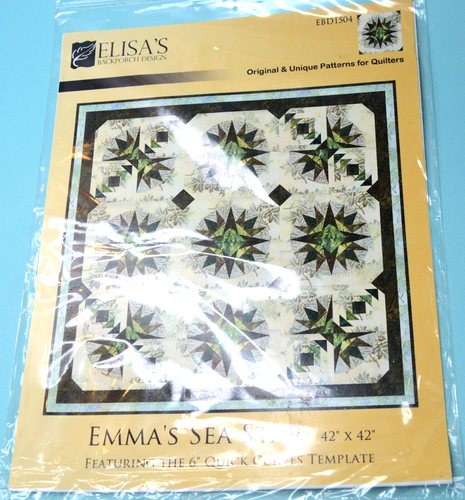 Emma's Sea Star Quilt Pattern #EBD1504 857238015043| eBay
