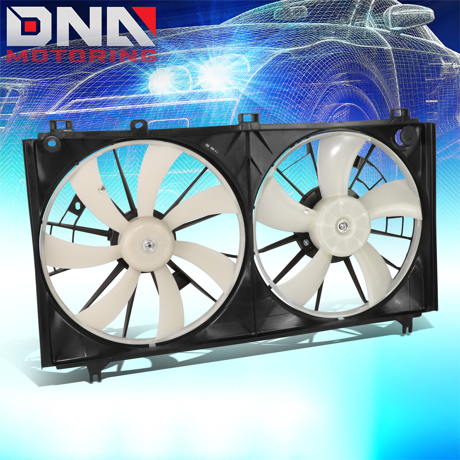 For 2006-2012 Lexus IS350 Factory Style Dual Radiator and Condenser Fan ...