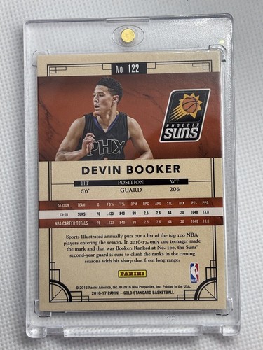 Devin Booker 2016-17 Panini Gold Standard Foil 2nd Year /269 W/case | eBay