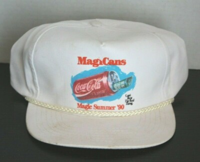 Vintage Coca Cola MAGICANS Magic Can Summer 1990 Hat Rare Coke Cash 90s ...