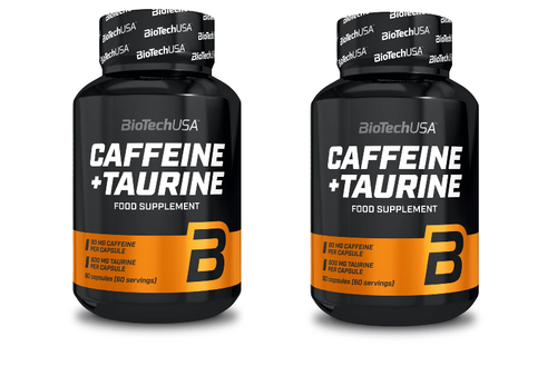 Caffeine + Taurine - 60 capsules (Biotech USA) X2 | eBay