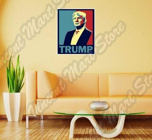 Donald Trump President 2016 Republican Wall Sticker Room Interior Decor ...