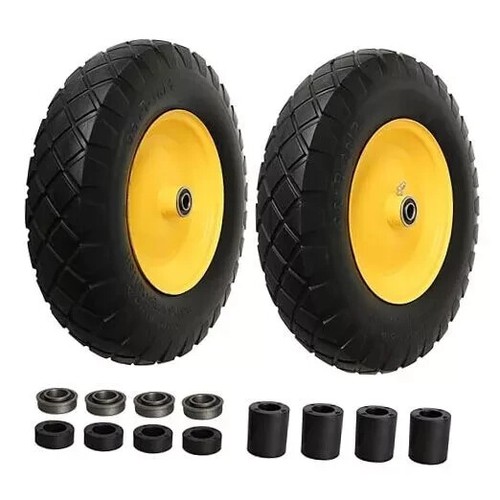2Pack Tire and Wheel compatible with garden carts lawn carts wagons ...