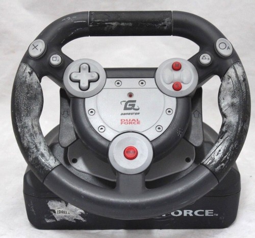 Gamester Dual Force Racing steering wheel for SONY PlayStation1 PS1 | eBay