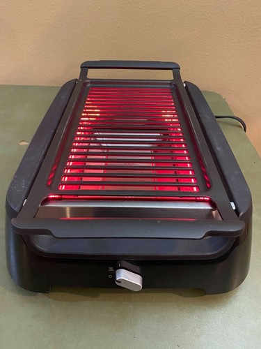 Phillips Smoke-Less Indoor Grill Advanced 1660W Infrared Heat Cooker ...