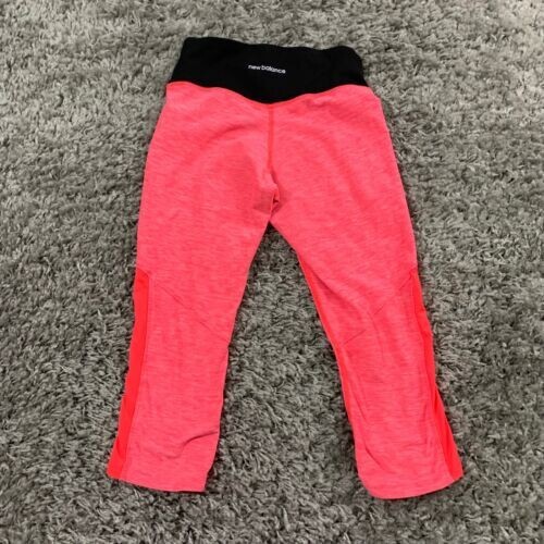 New Balance Pants Womens XS Pink Black Extra Small Yoga Crop Leggings ...