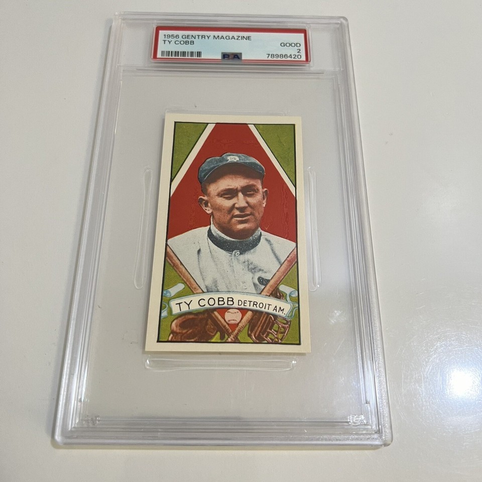 1956 Gentry Magazine TY COBB Detroit Tigers PSA 2 ~ Rare, Low Pop | eBay