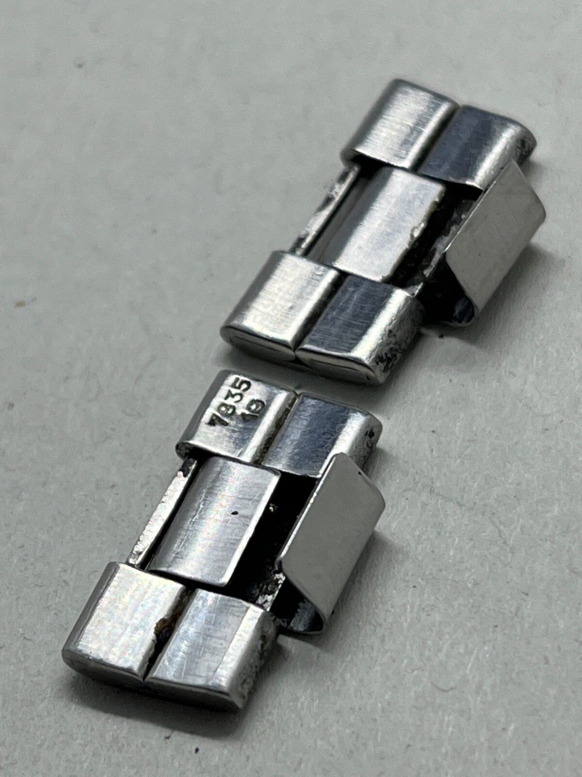 ORIGINAL ROLEX 7835 / 19 ENDLINK OYSTER 19MM BRACELET VINTAGE PART TEIL ...