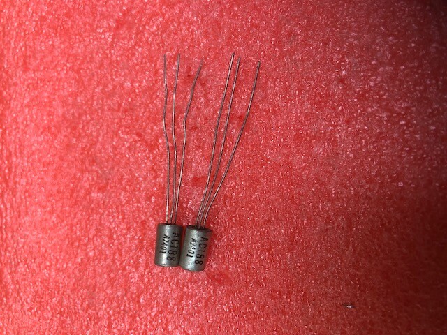 5 x AC188 VINTAGE 1970's GERMANIUM TRANSISTOR NEW OLD STOCK MULLARD ...