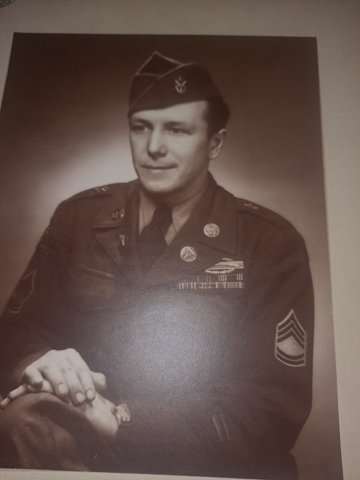 WWII Portrait Photo Ray Vogue School of photography bronze star cib | eBay