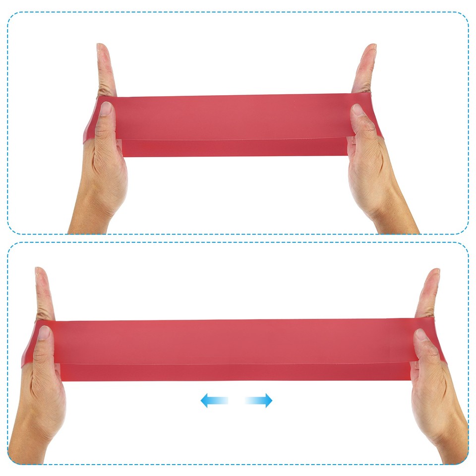 0.9mm Thick Chair Bands for Classroom, 6 Pcs Latex Foot Bands, Red | eBay