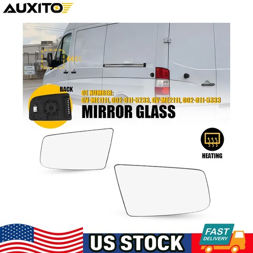 For Mercedes Sprinter 2500 3500 2010-2018 Heated Mirror Glass Set LH RH ...