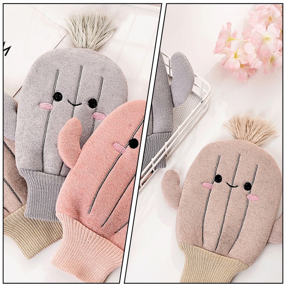 3 Pcs Toddler Sponge for Bathing Glove Kids Mitts Infant Wash Cloths ...