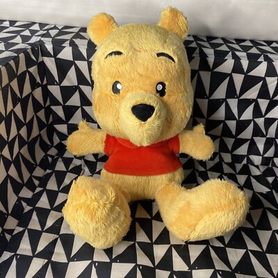 Disney Parks Winnie The Pooh Big Feet 10" Plush | eBay
