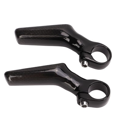 Bike Bar Ends Bike Auxiliary Handlebar Carbon Fiber For 22.2mm Bike ...
