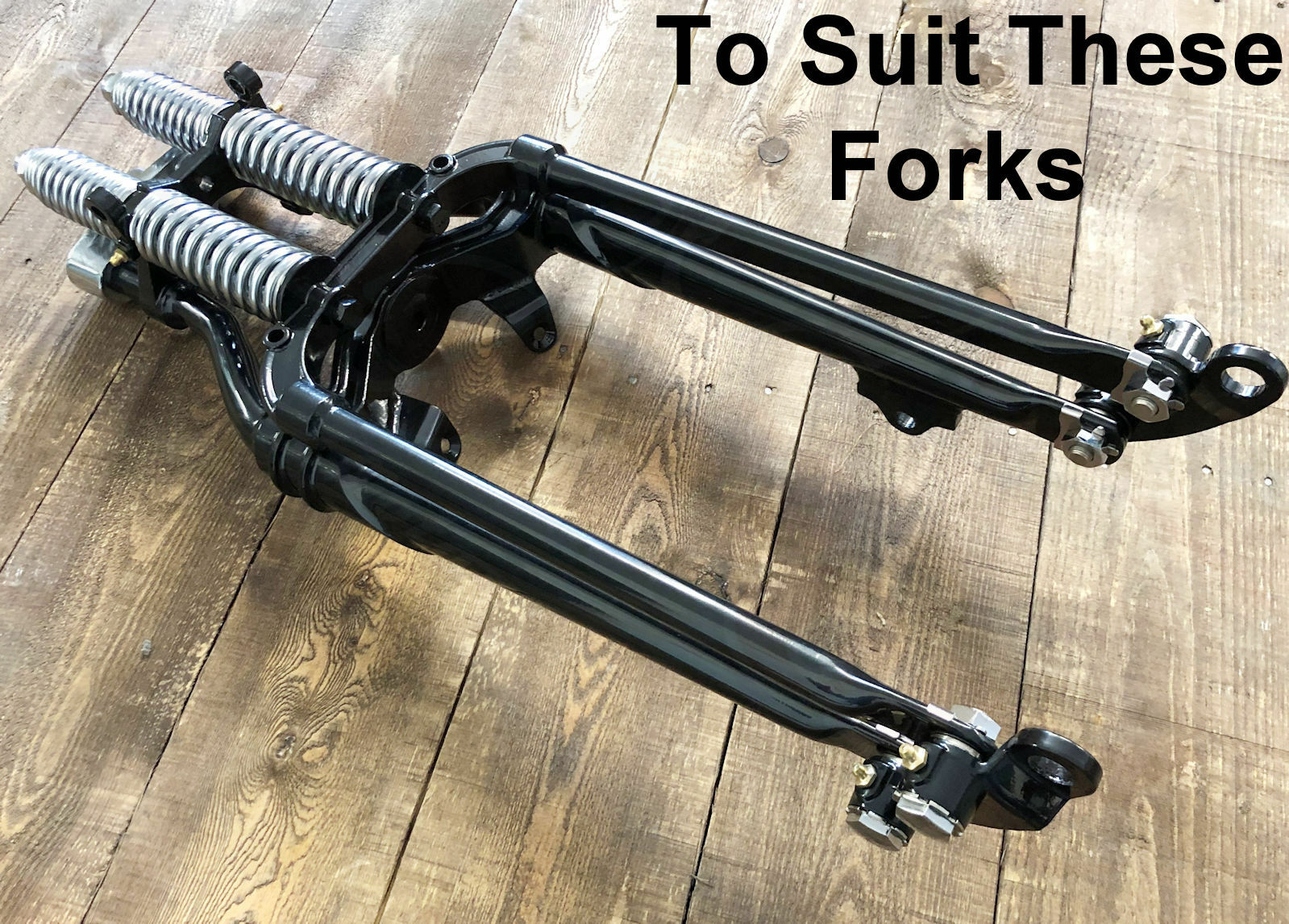 Big Port Antique Springer Forks Lower Rocker Bushes Pivot Bolts Brass ...