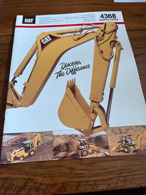 Caterpillar CAT 436B Backhoe Loader Brochure FCCA | eBay