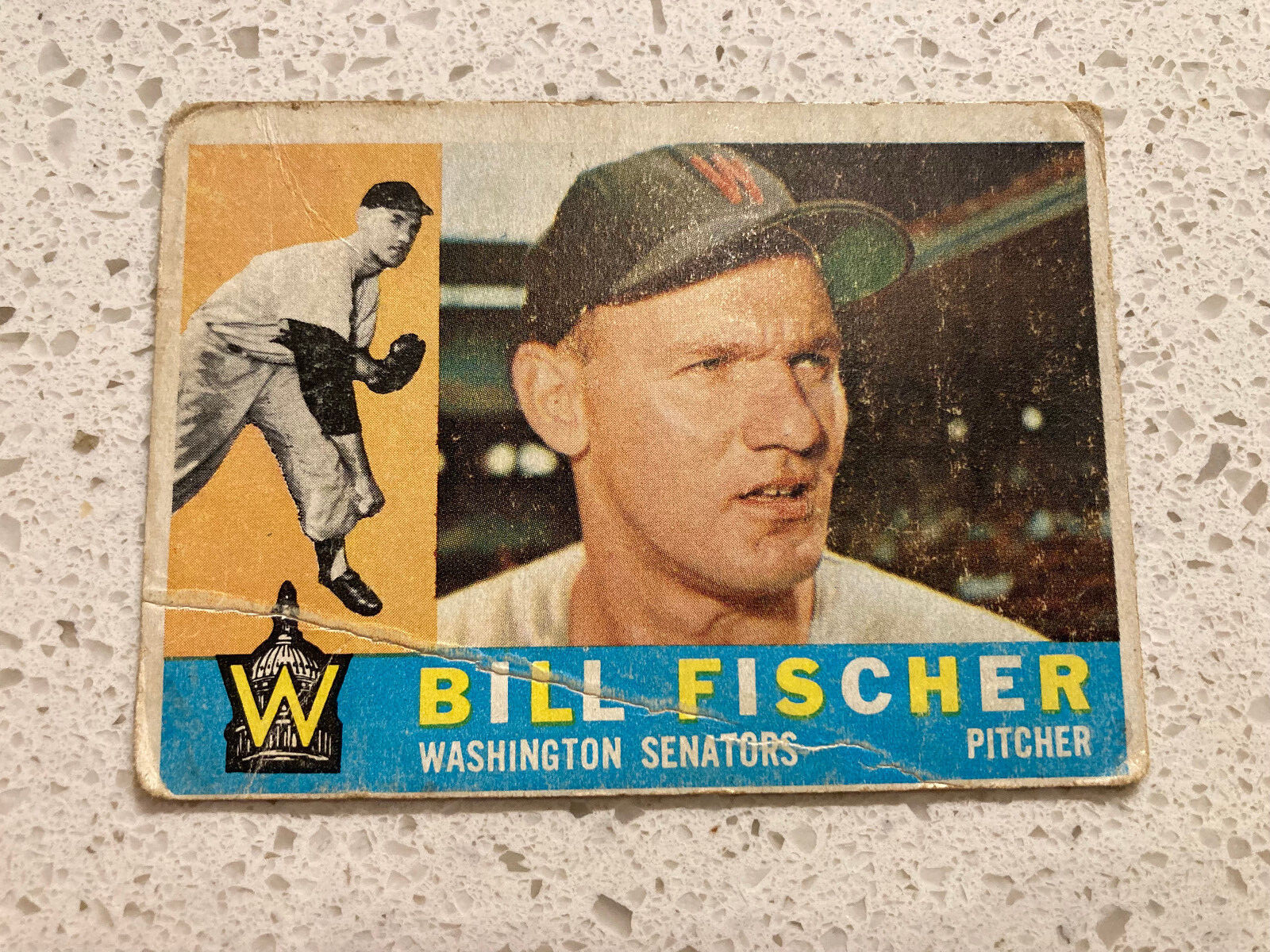 1960 Topps Venezuelan Bill Fischer Very Rare #76 Washington Senators | eBay