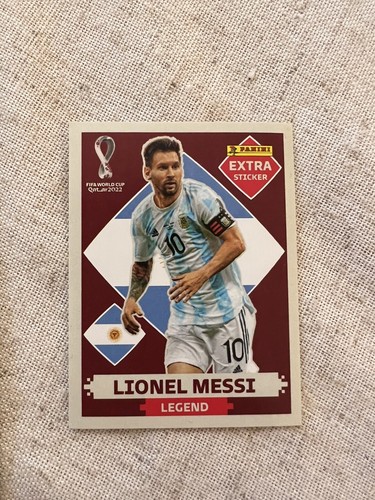 Panini - FIFA World Cup Qatar 2022 - Extra Sticker - Lionel Messi ...