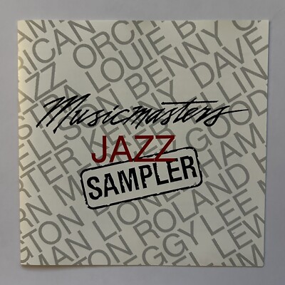 Musicmasters Jazz Sampler 1989 Musicmasters CD CIJD 60216W | eBay