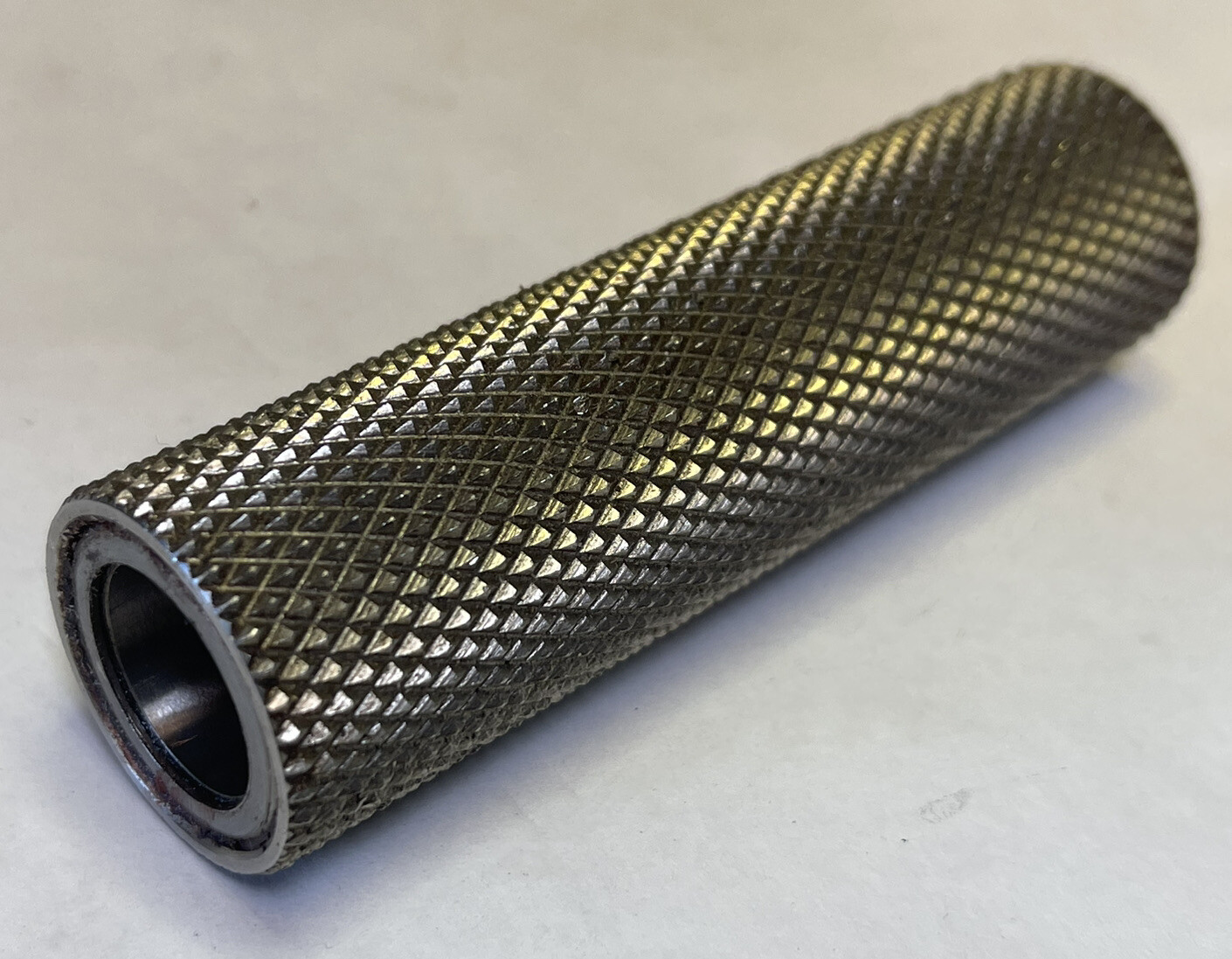 FEEDER ROLLER KNURLED 1” OD X 3-5/8” L Inside Center Drive Arbor 3/8 ...
